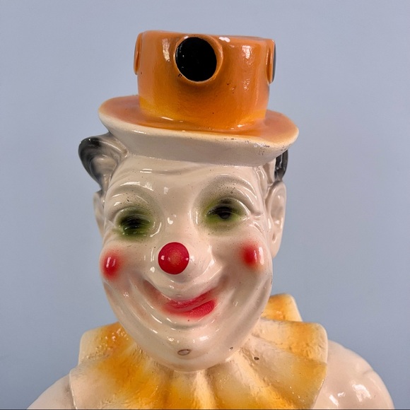 Vintage | Accents | Vintage Silvestri Bros Co 962 Chalkware Clown Bank ...